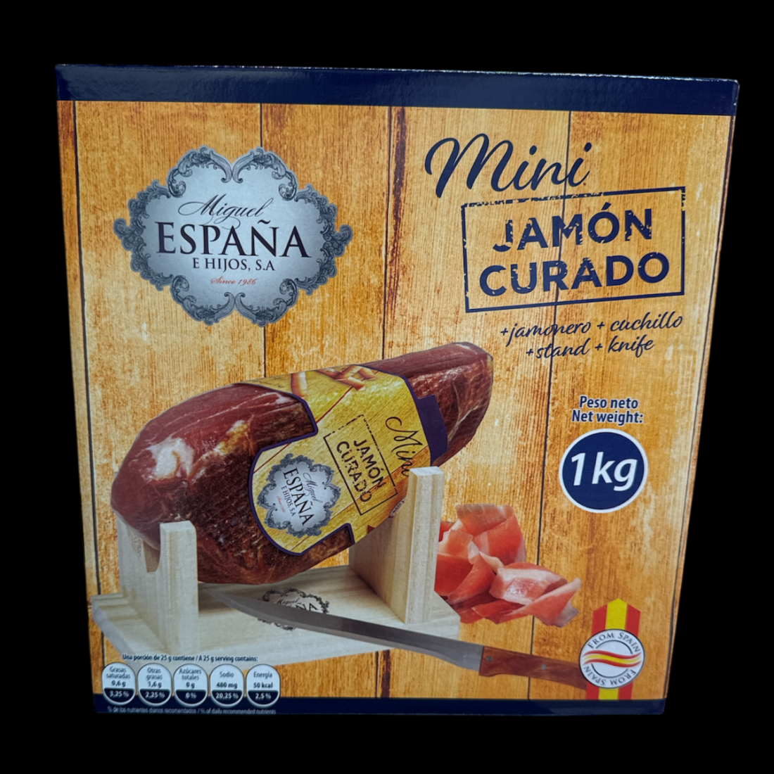 MINI JAMÓN CURADO ESPAÑA